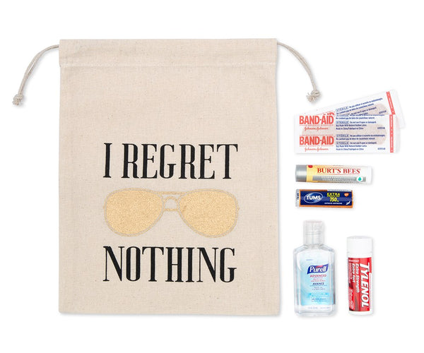 I REGRET NOTHING! Hangover Survival Kits and Recovery Party Favor Bags ...