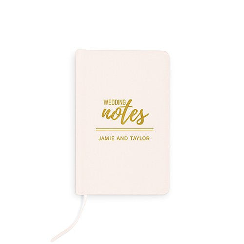 Personalized Wedding Notes Linen Wedding Vows Pocket Journal – Butter ...