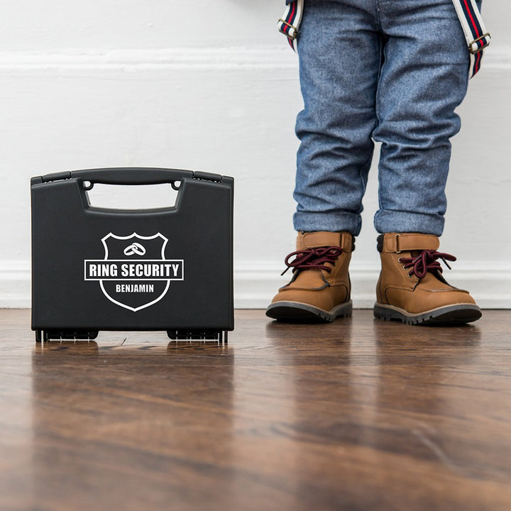 Personalized Ring Security Ring Bearer Wedding Aisle Briefcase – Butter ...