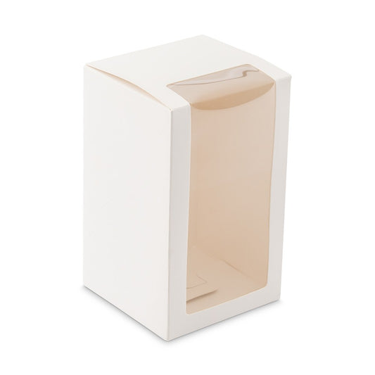 Pint Glass Gift Box with Clear Window - White 3" x 6" (Pack of 10 ...