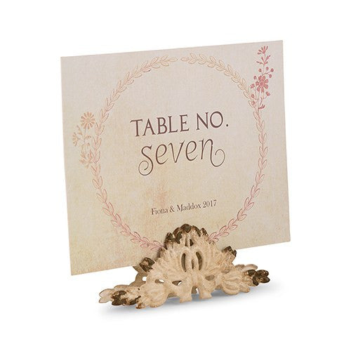 Vintage Metal Wedding Party Table Stationery Sign Holder – Butter Be Mine
