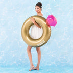 Gold Diamond Ring Inflatable Pool Float Engagement Wedding Themes ...