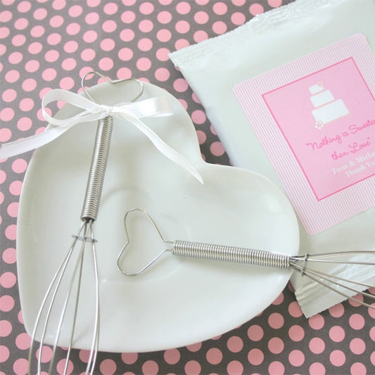 Mini Whisk with Heart Handle Wedding Party Favor Idea – Butter Be Mine
